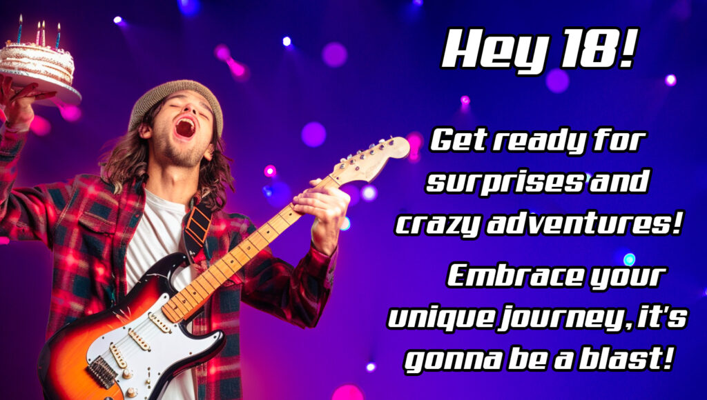 18th Birthday Wishes to for a Remarkable Journey Ahead