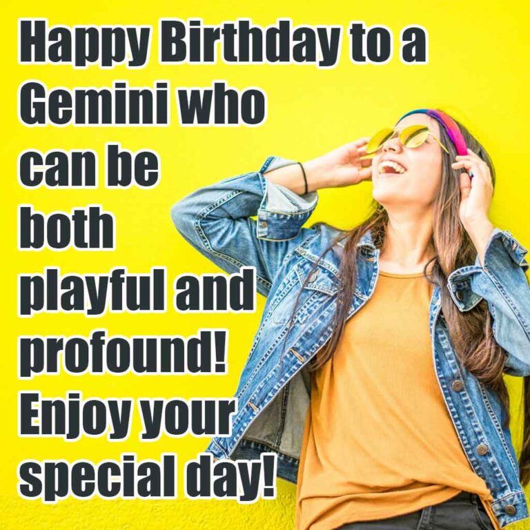 Celebrating Gemini Birthdays - Birthday Wishes AI